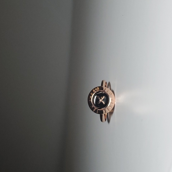 Ted Baker | Jewelry | Ted Baker Black And Rose Gold Ester Enamel Button ...